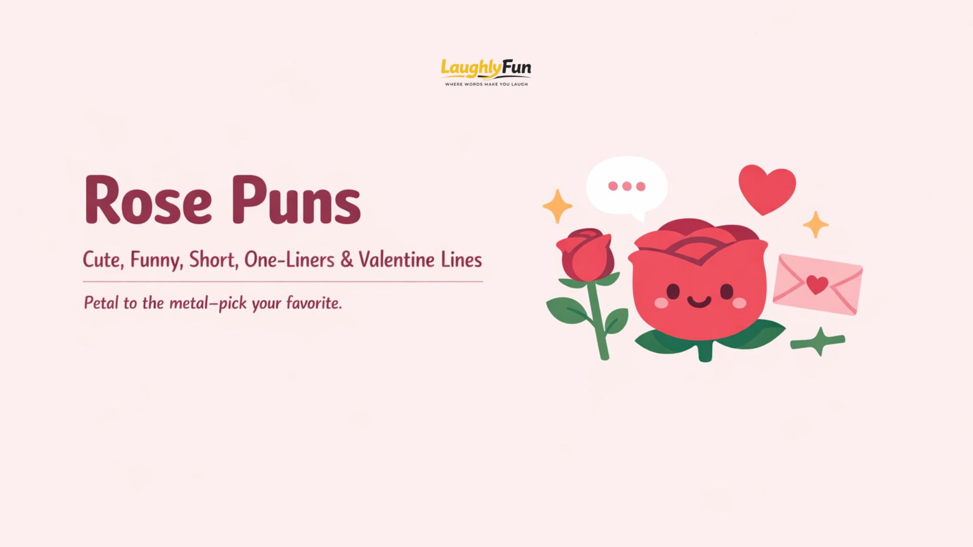 550+ Rose Puns (Cute, Funny, Short, One-Liners + Valentine’s Day Card ...